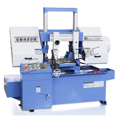 Semi automatic metal band sawing machine – Shandong GOLD CNC Machine ...