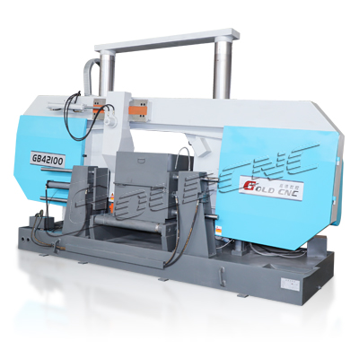 Semi automatic metal band sawing machine – Shandong GOLD CNC Machine ...