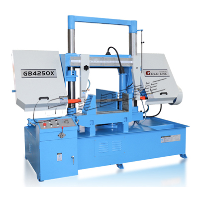 Angle semi automatic band sawing machine – Shandong GOLD CNC Machine ...