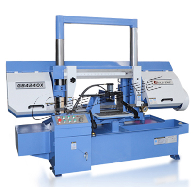 Angle semi automatic band sawing machine – Shandong GOLD CNC Machine ...